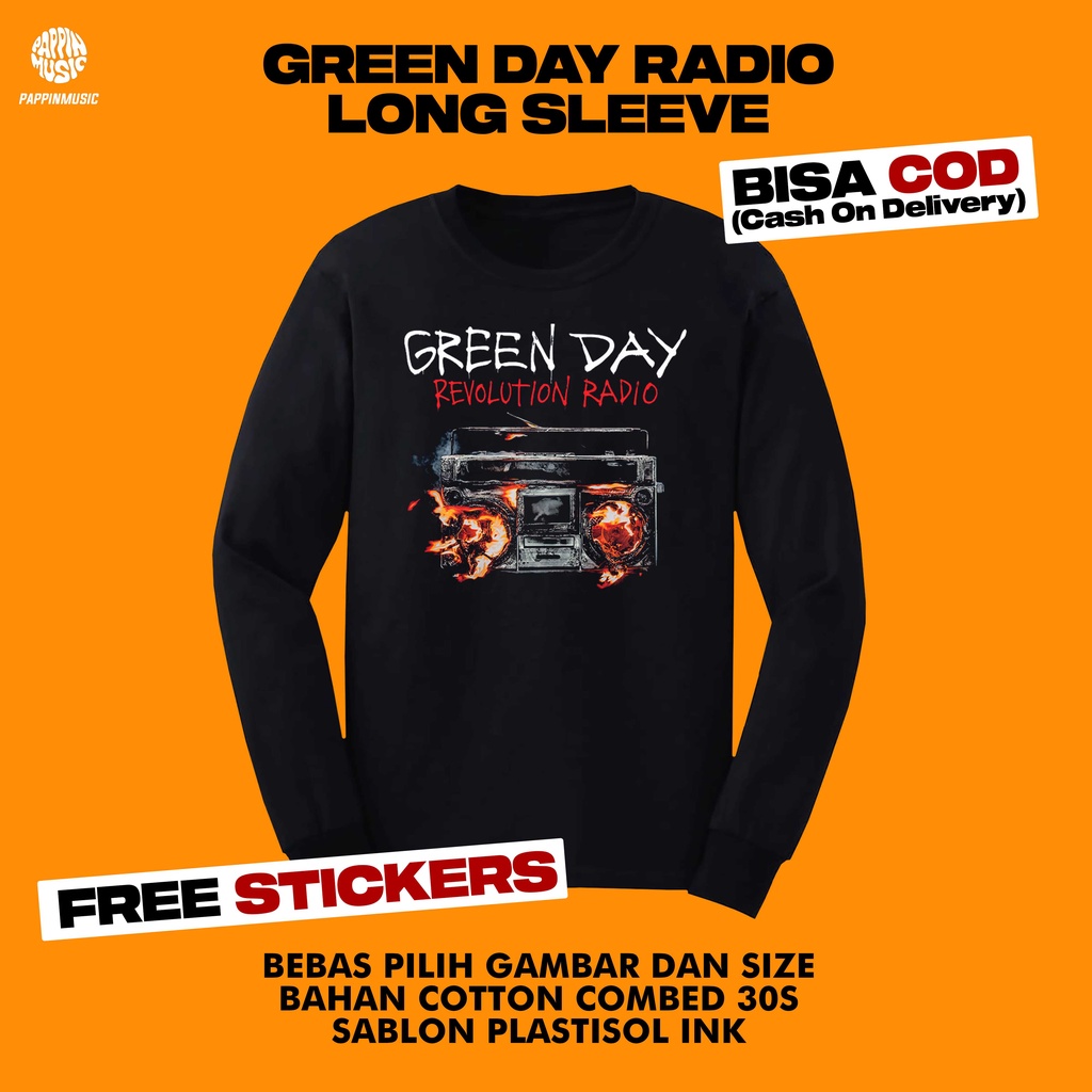 Jual KAOS BAND BEST QUALITY, KAOS MUSIK, KAOS GREEN DAY REVOLUTION ...