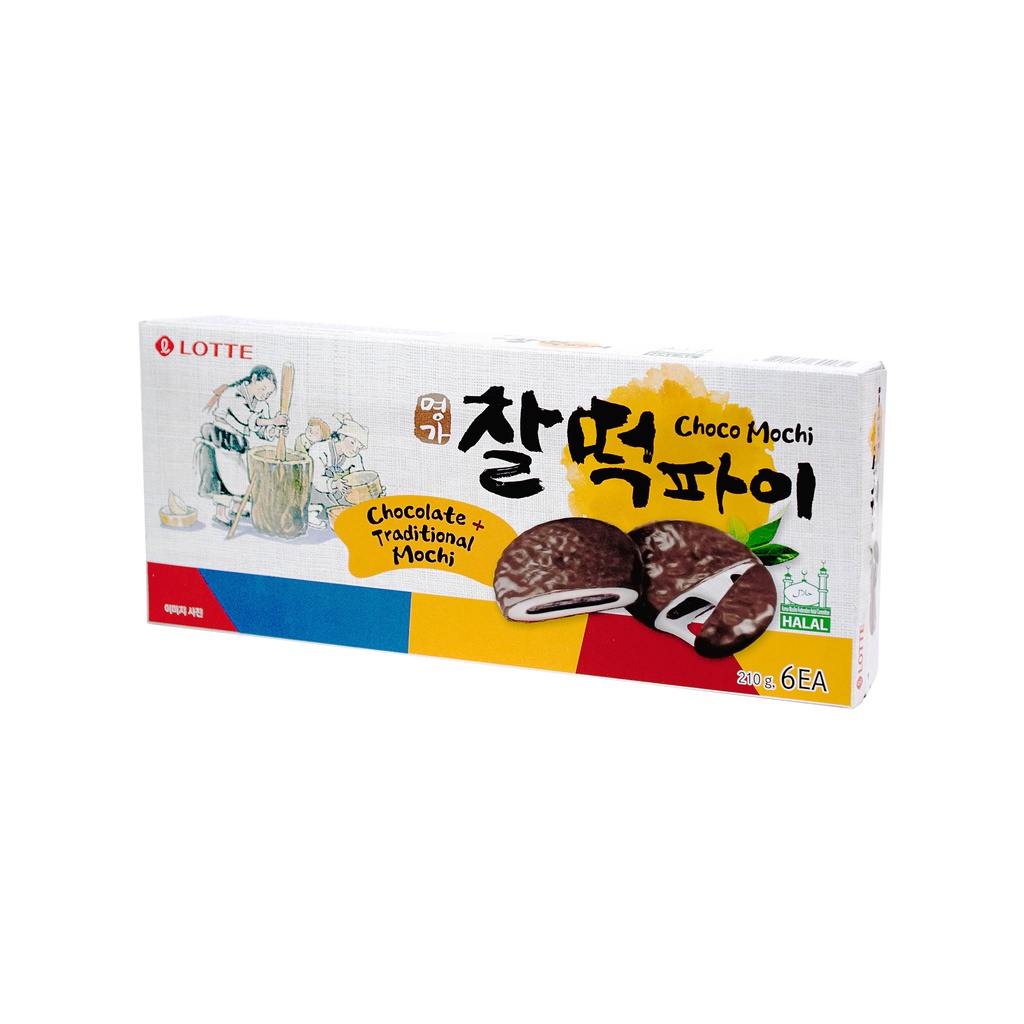 Jual Kfoodind - Lotte Choco Mochi (Rice Pie) 210g | Shopee Indonesia
