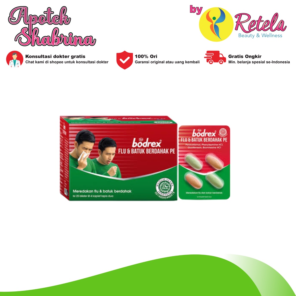 Jual Bodrex Flu & Batuk Berdahak (Hijau) | Shopee Indonesia