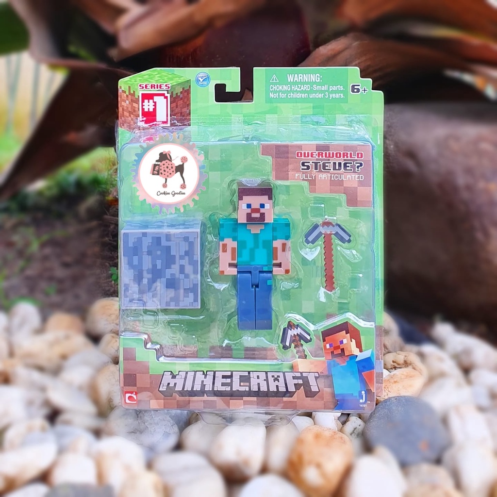 Jual Min3craft Core Steve Action Figure with Accessory | Shopee Indonesia