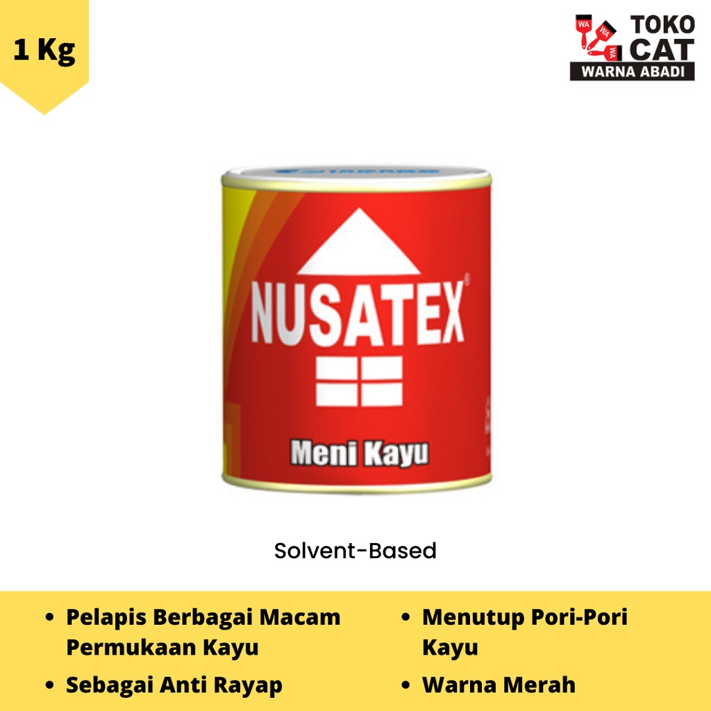 Jual CAT MENI KAYU NUSATEX 1KG | Shopee Indonesia
