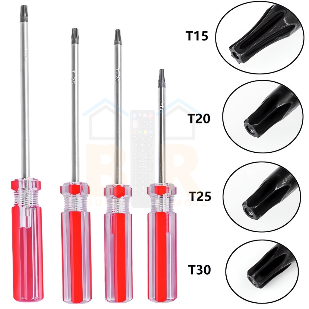 Jual Obeng Magnet Kepala Bintang Torx CR-V Presisi T15-T30 | Shopee ...