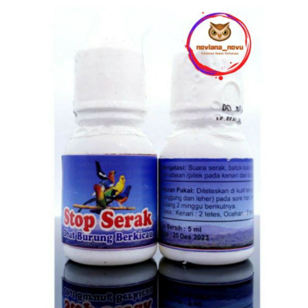 Jual STOP SERAK OBAT BURUNG BERKICAU MURAI PENTET CENDET PUNGLOR ANIS ...