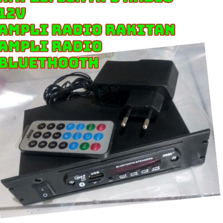 Jual RAKITAN MP3 RADIO PLAYER Bluetooth 5.0 Player + Adaptor 12V MP3 ...