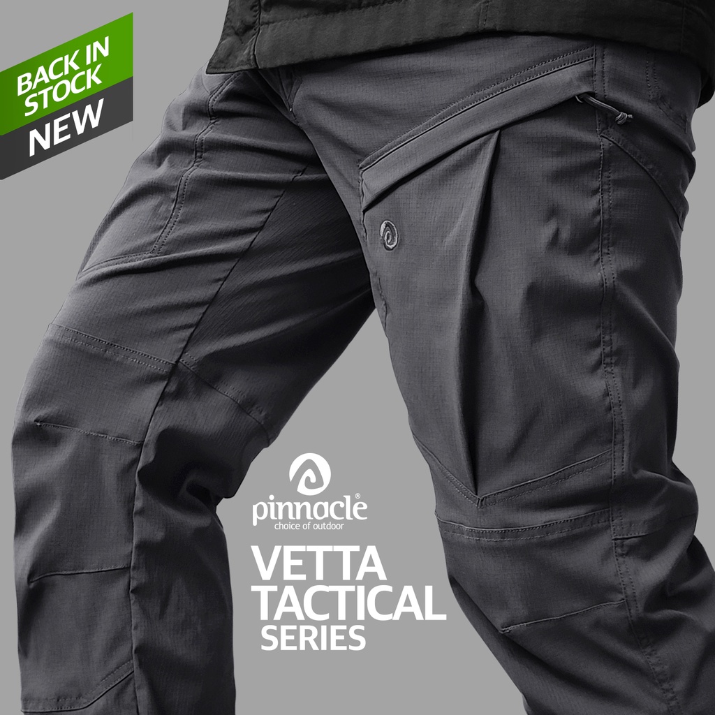 Jual Pinnacle Pro Official Vetta Day Tac Pant - Dark Grey | Shopee ...