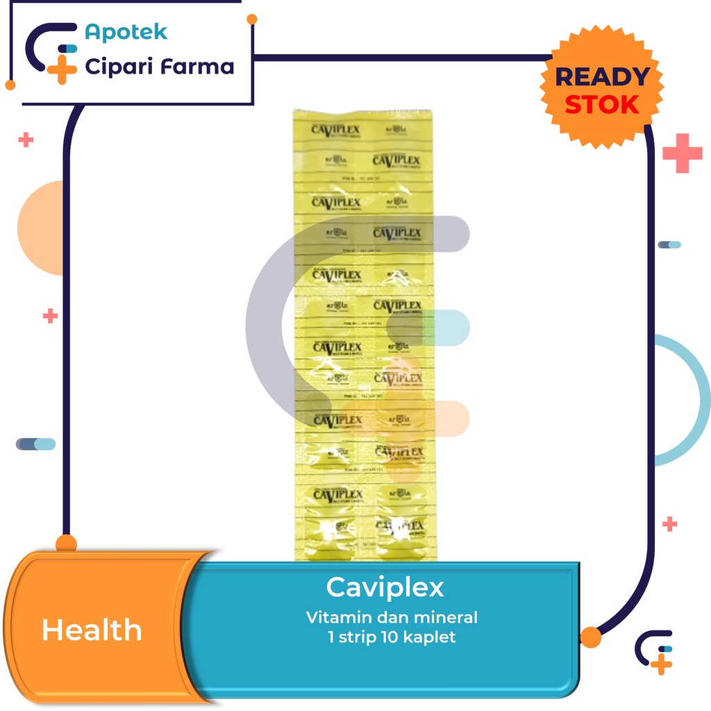 Jual Caviplex Multivitamin & Mineral 1 Strip isi 10 pcs | Shopee Indonesia