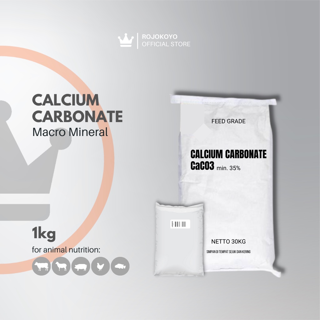 Jual Calcium Carbonate CaCO3 Feed Grade | Shopee Indonesia