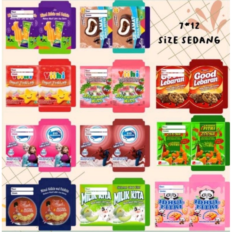 Jual Amplop JADI Lebaran Snack lucu sedang (10 Lembar) | Shopee Indonesia