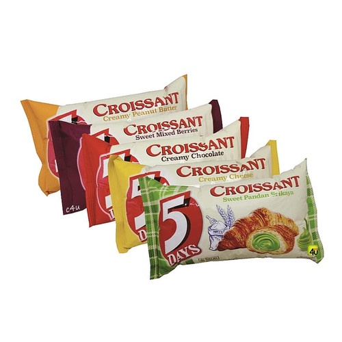 Jual ROTI 5 DAYS CROISANT 60GR ALL VARIAN /PCS | Shopee Indonesia