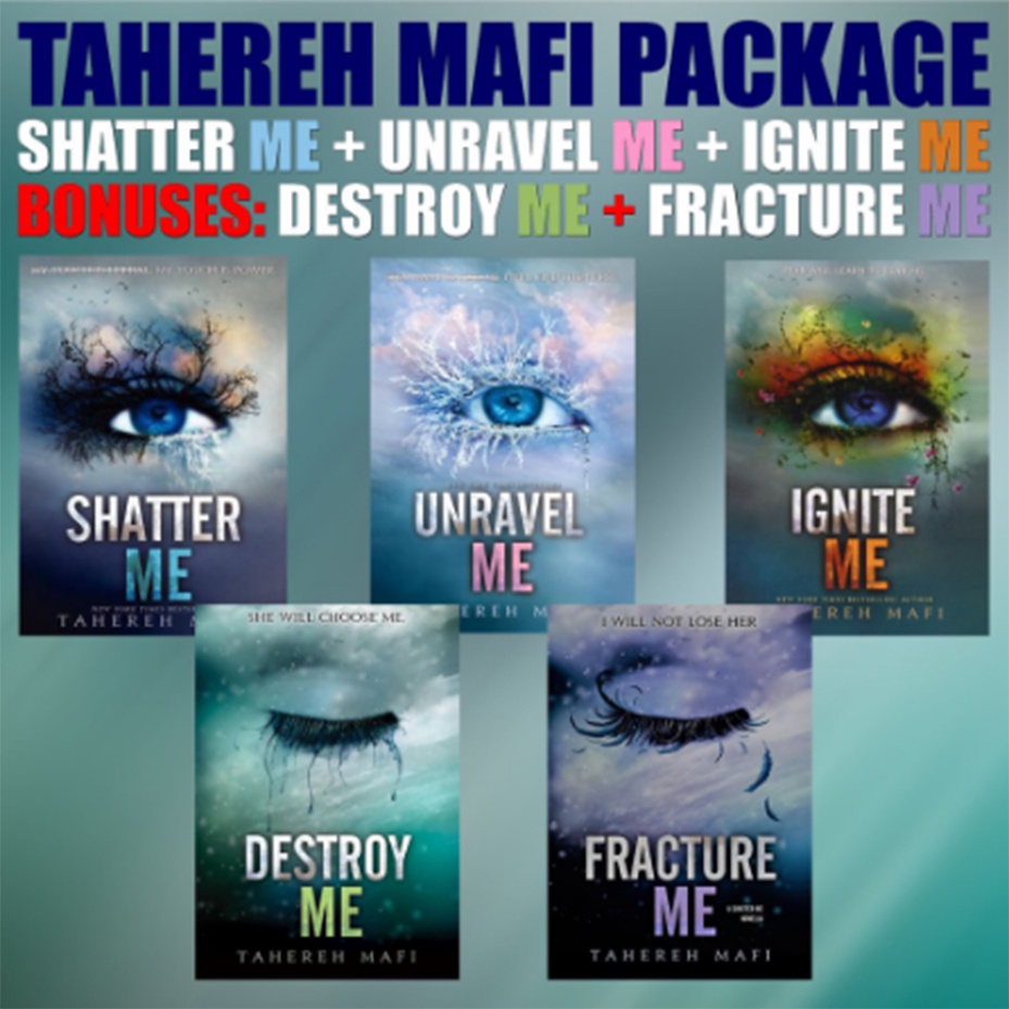 Jual (ENGLISH) TAHAREH MAFI NOVEL PACKAGE: SHATTER ME, UNRAVEL ME ...