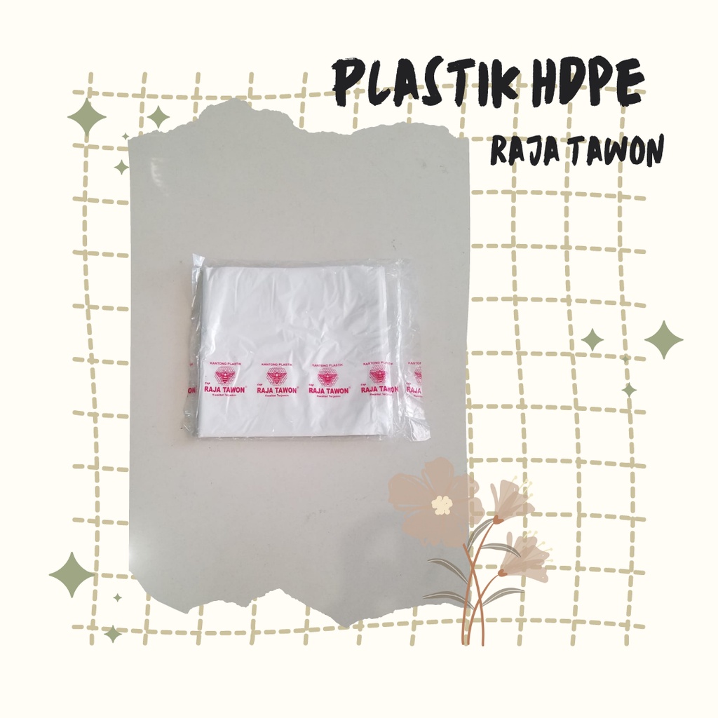Jual Plastik HDPE Raja Tawon Kecil / Plastik Kecil Putih / Kantong ...