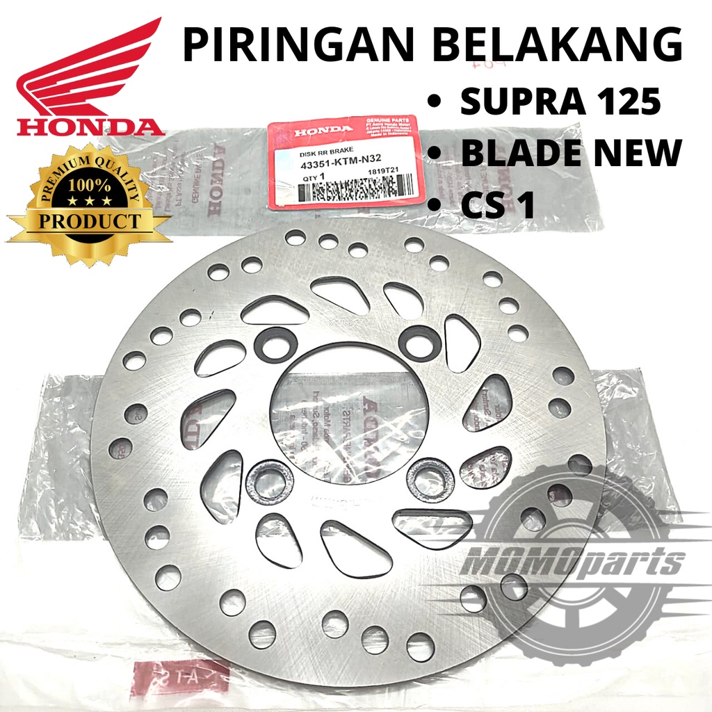 Jual ORIGINAL PIRINGAN CAKRAM BELAKANG HONDA SUPRA X 125 BLADE NEW CS 1 KUALITAS ASLI AHM ORI ...