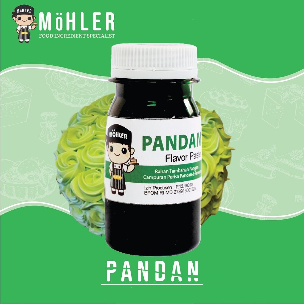Jual Mohler Pandan Flavor Paste 60g Perisa Pandan | Shopee Indonesia