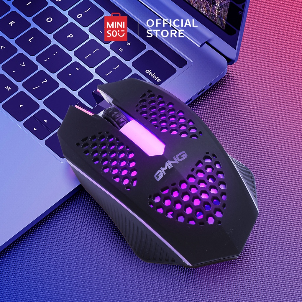 Jual Mouse Kabel Gaming MINISO Model Seri Luminous Ringan: EGM-S-22056 ...