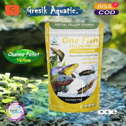 Jual One Fish Food Spesial Yellow Channa - Makanan / Pakan / Pelet Ikan ...