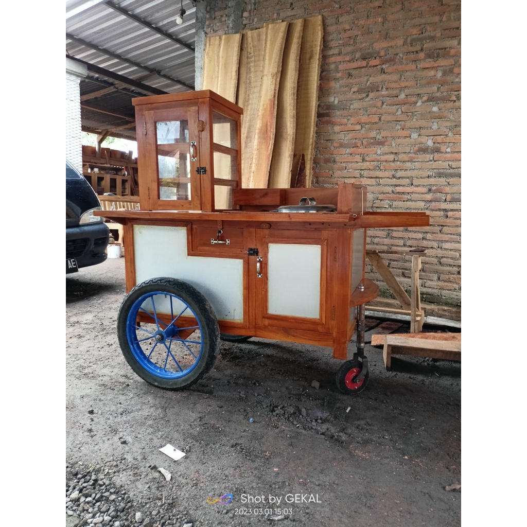 Jual Gerobak Cilok / Gerobak siomay / Gerobak Pentol | Shopee Indonesia