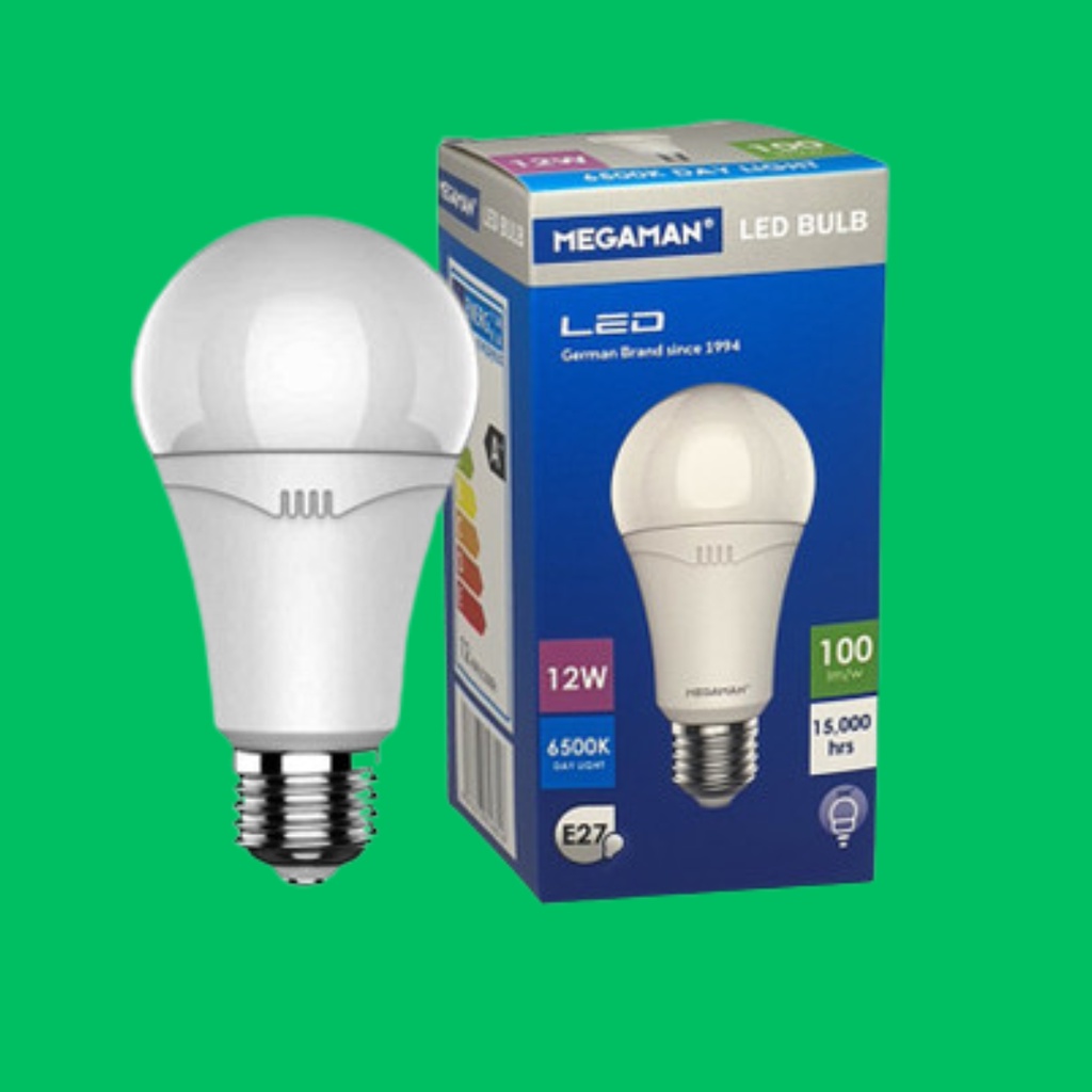 Jual Bohlam Megaman 12 Wat Bola Lampu Led Bulb Megaman 12 Watt | Shopee Indonesia