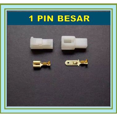 Jual Socket kabel 1 pin besar soket kabel 1 pin besar dan skun | Shopee ...