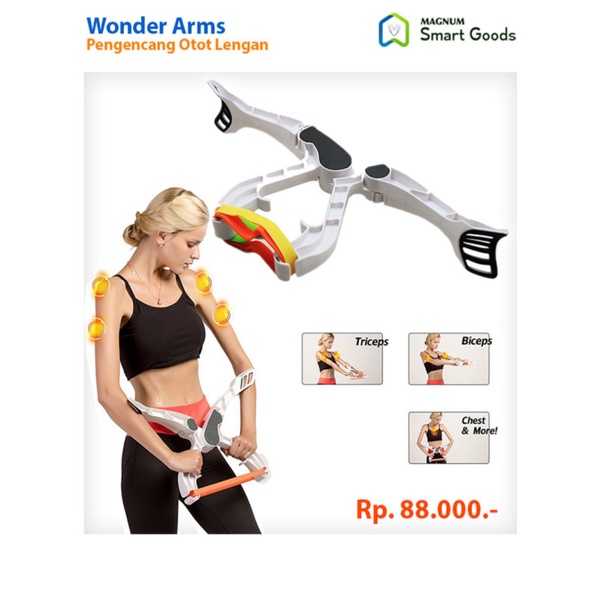 Jual Jual Wonder Arms Pengencang Otot Lengan Magnum Smart Goods Diskon ...