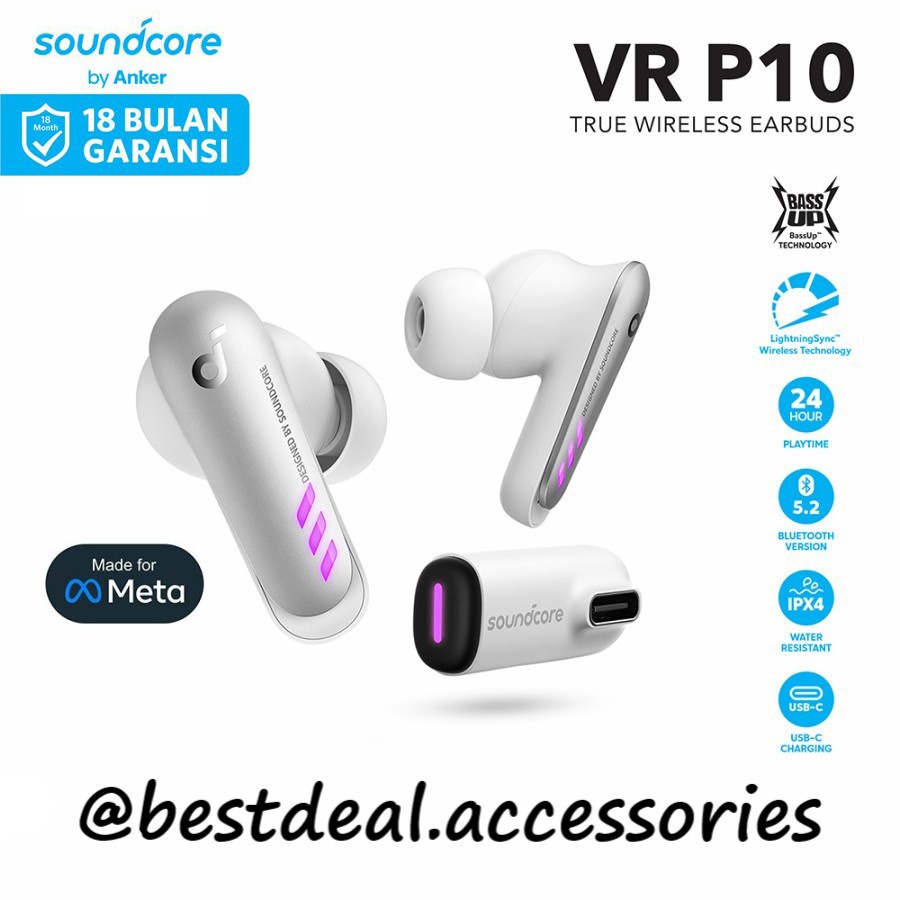 Jual Anker Soundcore VR P10 Game Earphone Earbuds TWS Oculus - A3850 ...