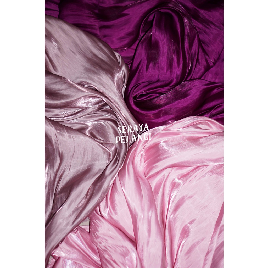 Jual Kain Light Shimmer Metalik Metallic Kain Meteran Pakaian Dress ...