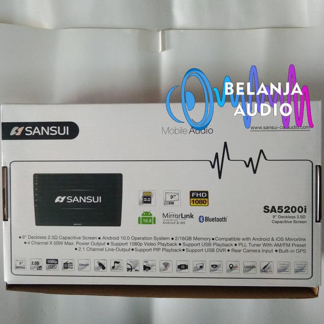 Jual Head Unit Double Din Android Sansui Android 9inch Shopee Indonesia