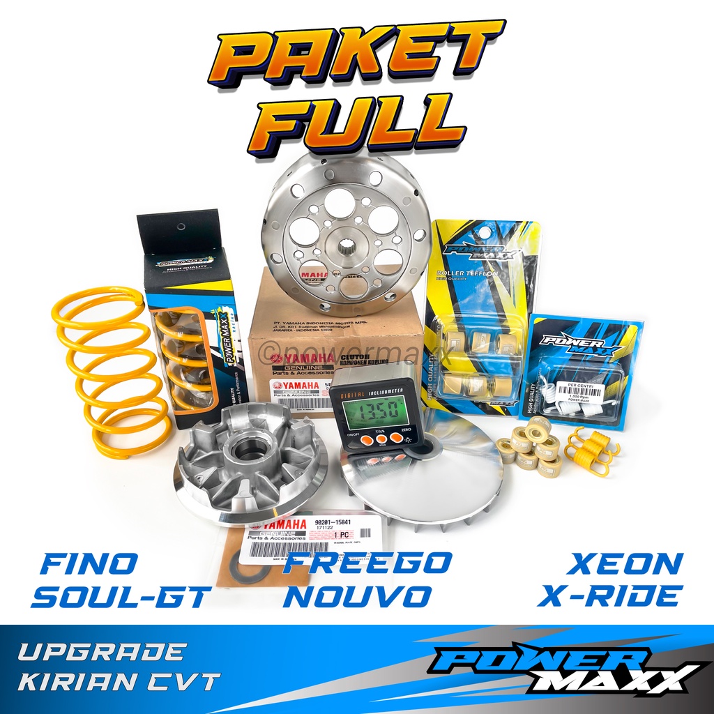 Jual PAKET FULL UPGRADE KIRIAN CVT soul gt x ride fino xeon fazzio ...