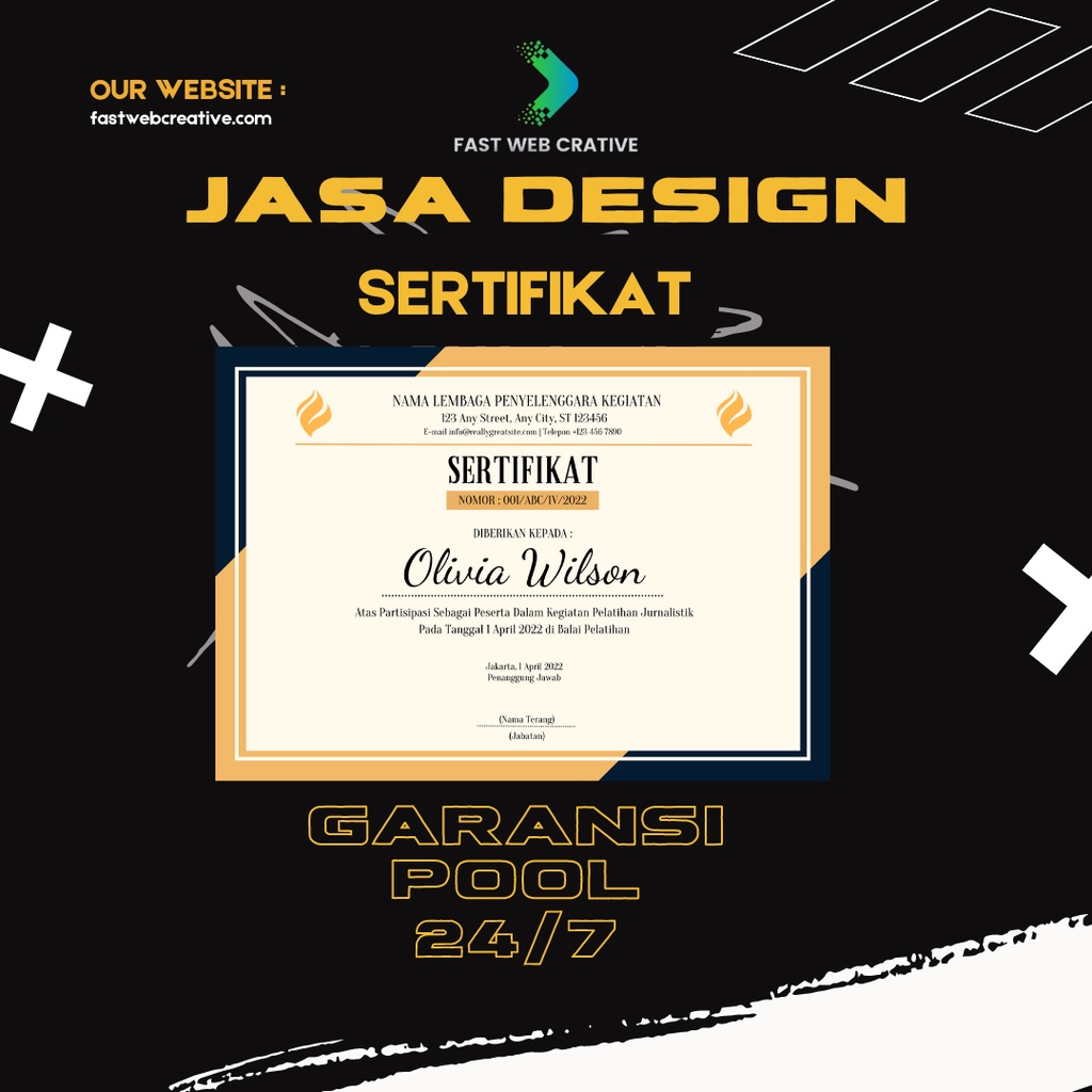 Jual Desain Sertifikat Custom | Toefl | Bela Diri | Komputer | Eyelash ... Jual Desain Sertifikat Custom | Toefl | Bela Diri | Komputer | Eyelash ...