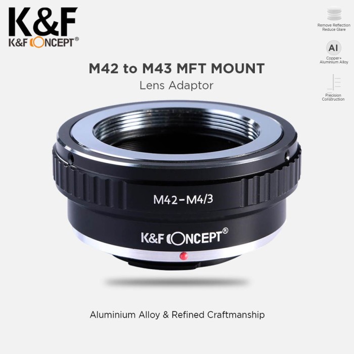 Jual KNF Concept Lens Mount Adapter M42 to M43 MFT Mount | Shopee Indonesia