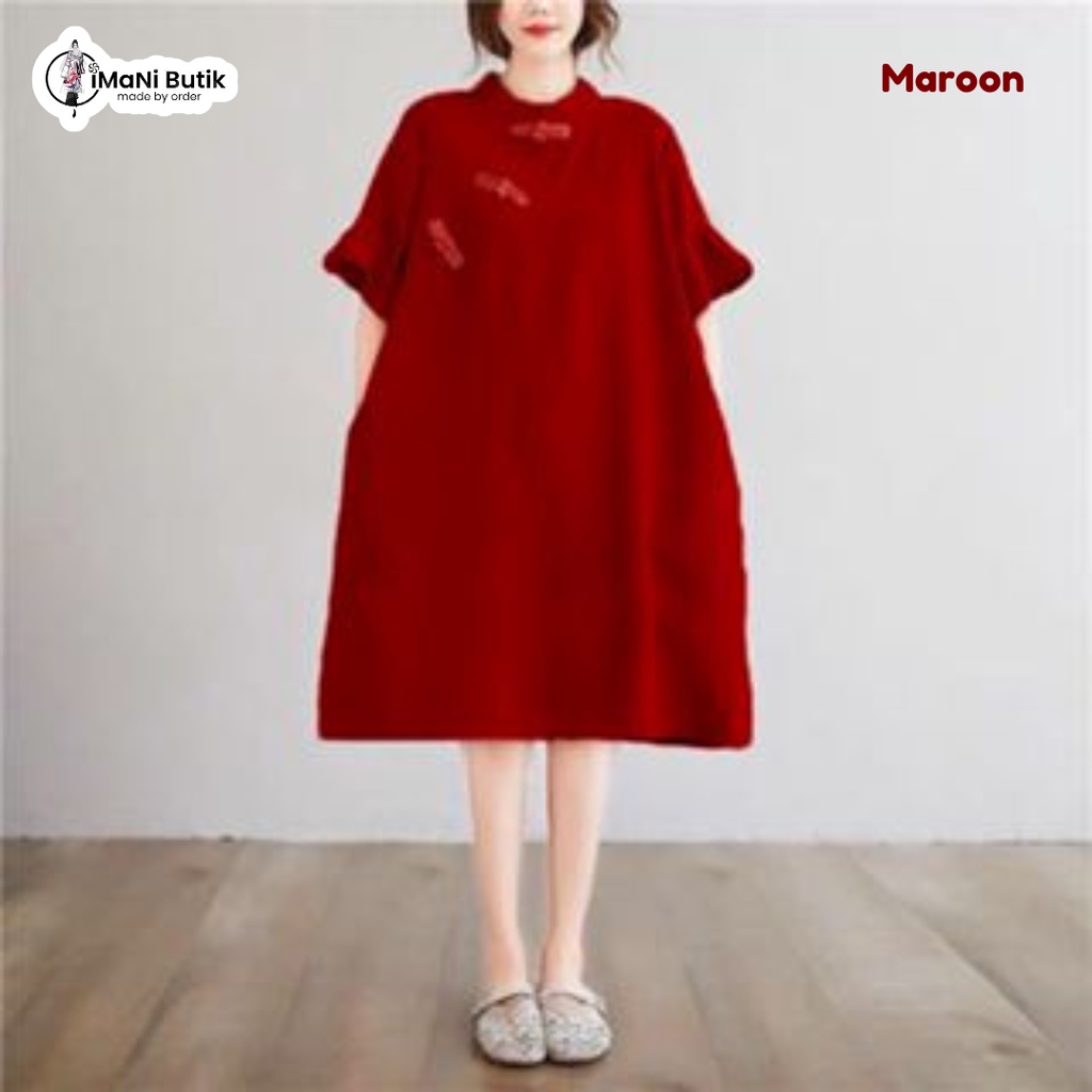 Jual TUNIK KEYRA MERAH HIJAU BUY 1 GET 1 FREE | Shopee Indonesia
