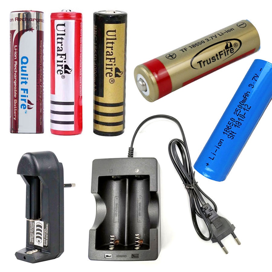 Jual Batre Charger Cas 18650 Battery Ultrafire, Batre Swat Rachergeable ...