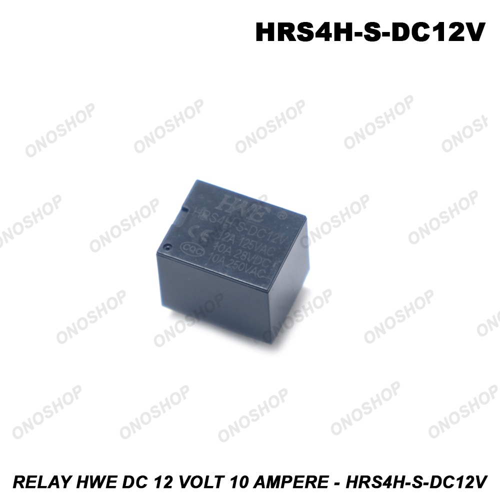 Jual Relay HWE DC 12 Volt 10 Ampere - HRS4H-S-DC12V | Shopee Indonesia