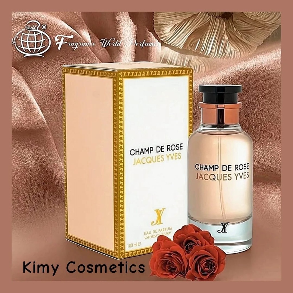 Jual FRAGRANCE WORLD CHAMP DE ROSE | Shopee Indonesia