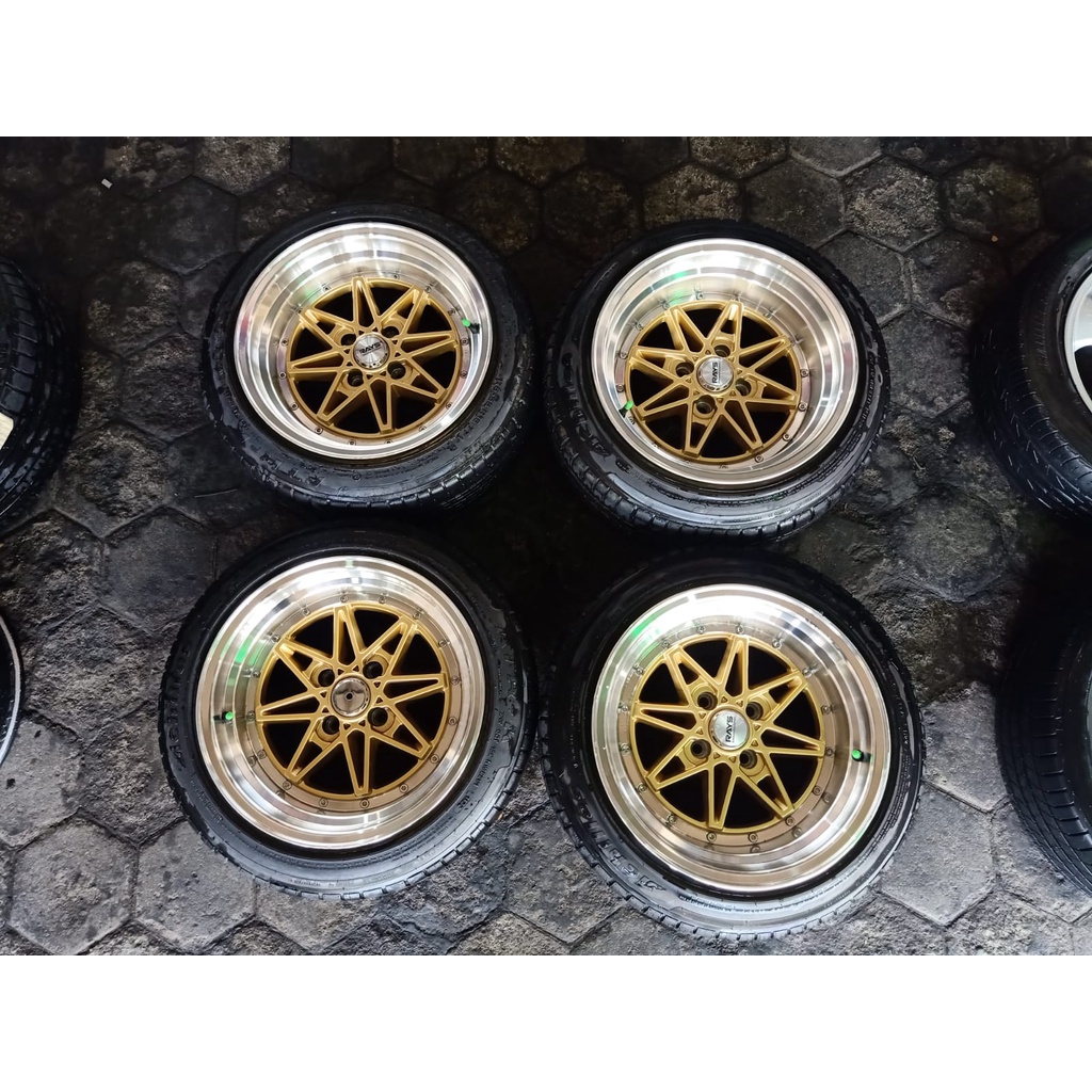 Jual Velg Mobil Seken Ring 15 Celong 8/9 Baut 4x100 Plus Ban 175 55 r15 ...