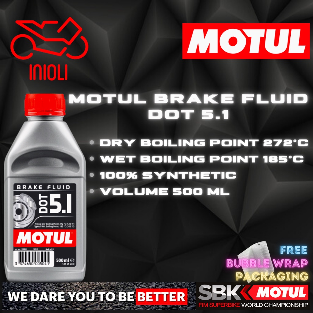 Jual MOTUL BRAKE FLUID DOT 5.1 500 ML MINYAK REM MOTOR IMPORT PREMIUM ...