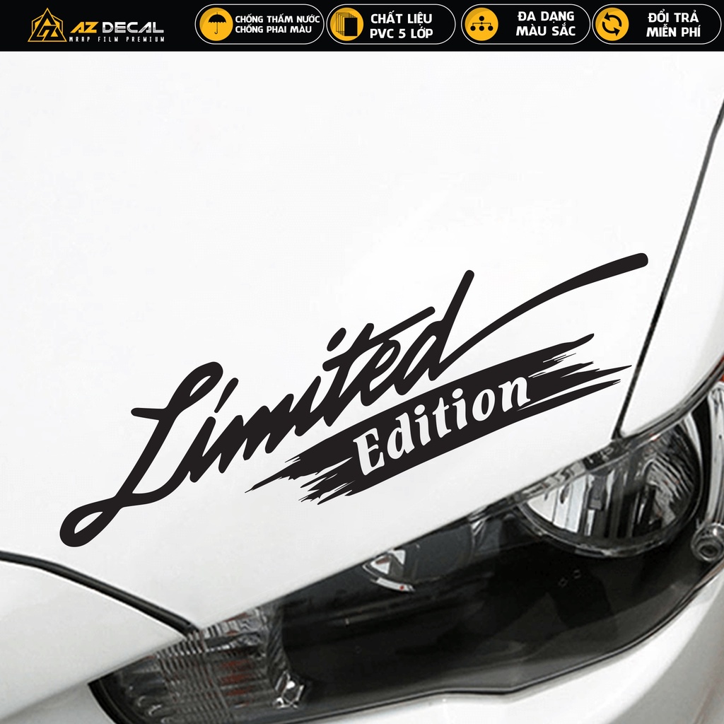 Jual STIKER LIMITED EDITION CUTTING STICKER MOBIL KAP BODY KACA DLL ...