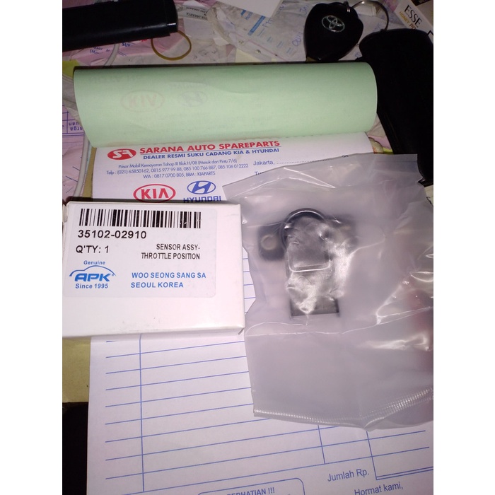 Jual Sensor tps throttle position sensor kia picanto 2004-2010 ...