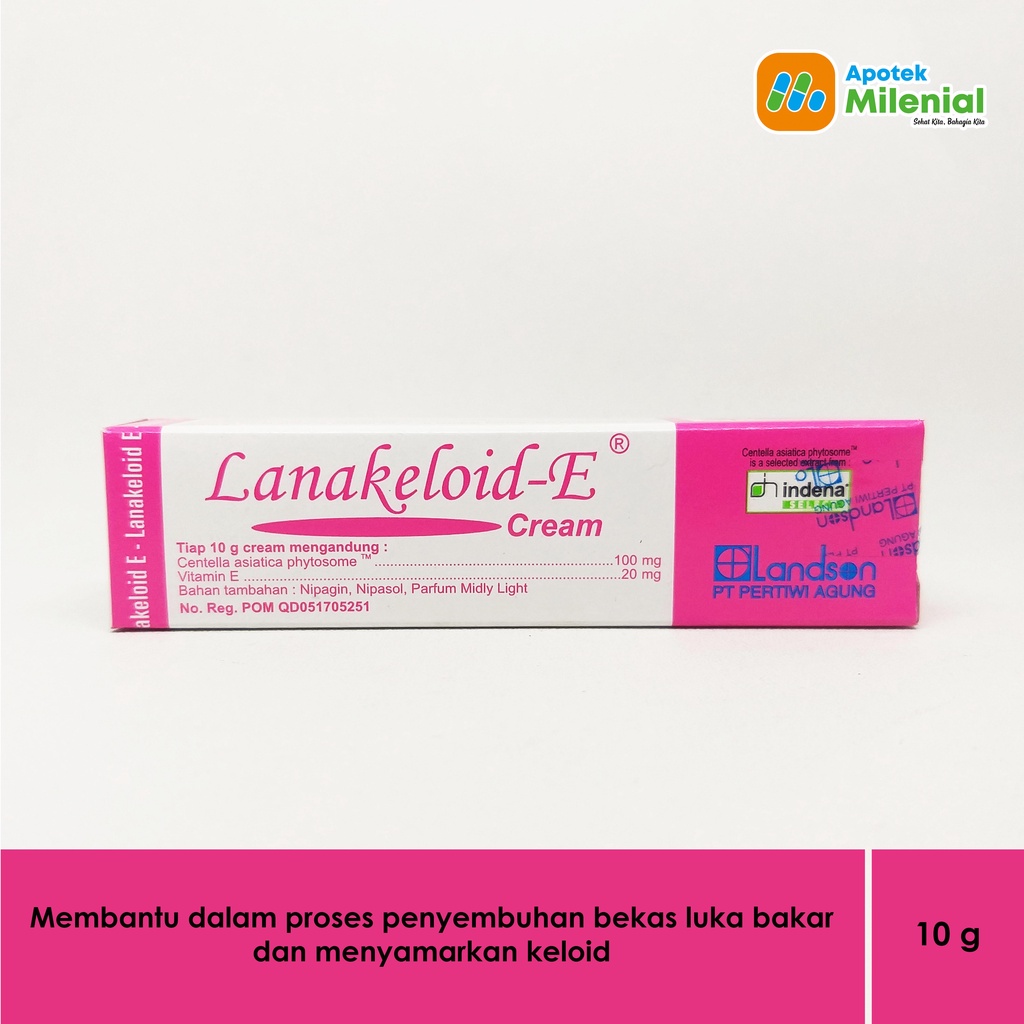 Jual Lanakeloid E Cream 10 Gram Mengatasi Keloid | Shopee Indonesia