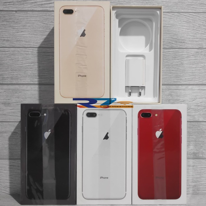 Jual Box/Dus/Kotak iPhone 8 Plus Original Kaki 2 (+Adapter) | Shopee ...