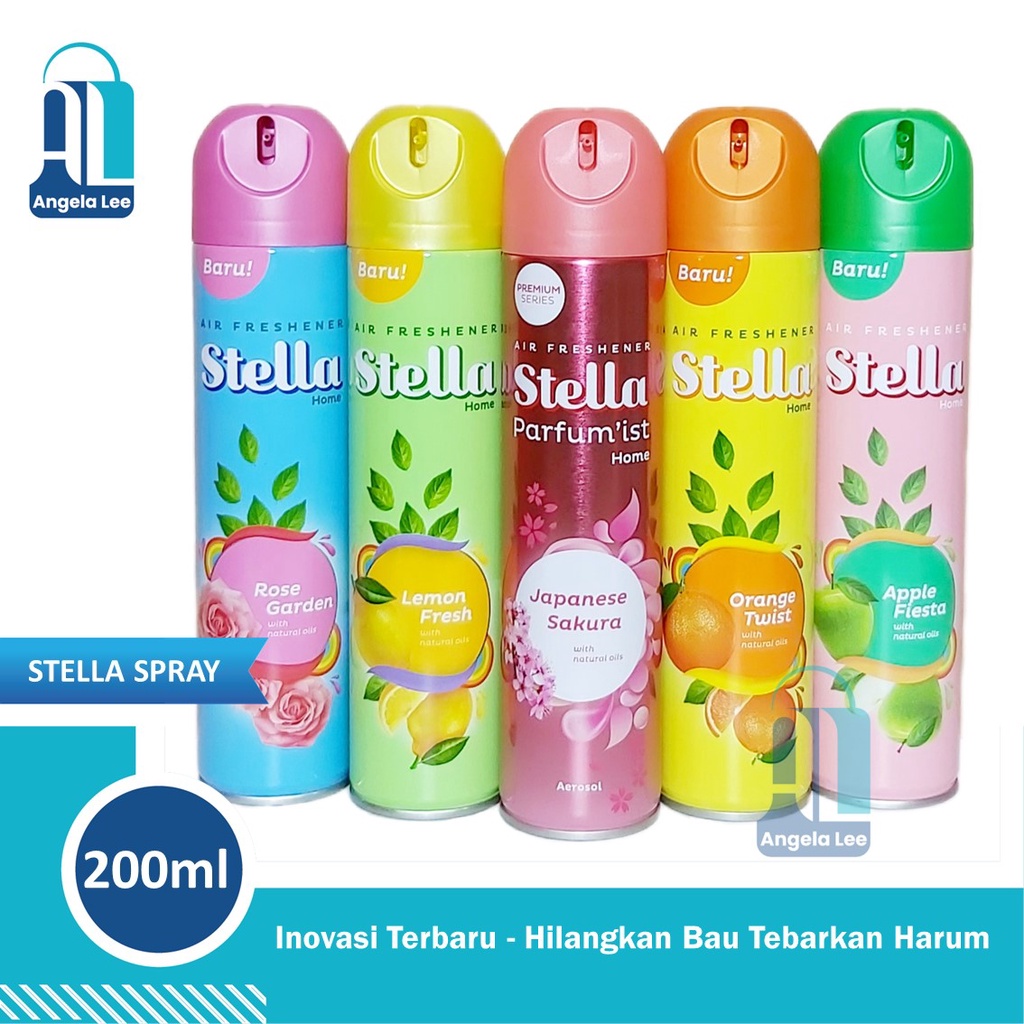 Jual Pengharum ruangan Spray Stella Home Semprot Botol 200ml Spray ...