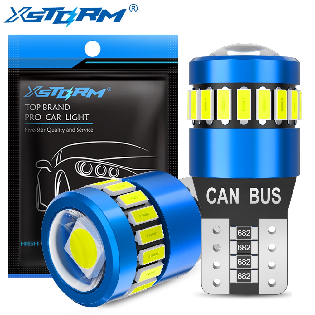 Jual XSTORM 2PCS T10 LED CANBUS decoding Lampu Samping Interior Mobil ...