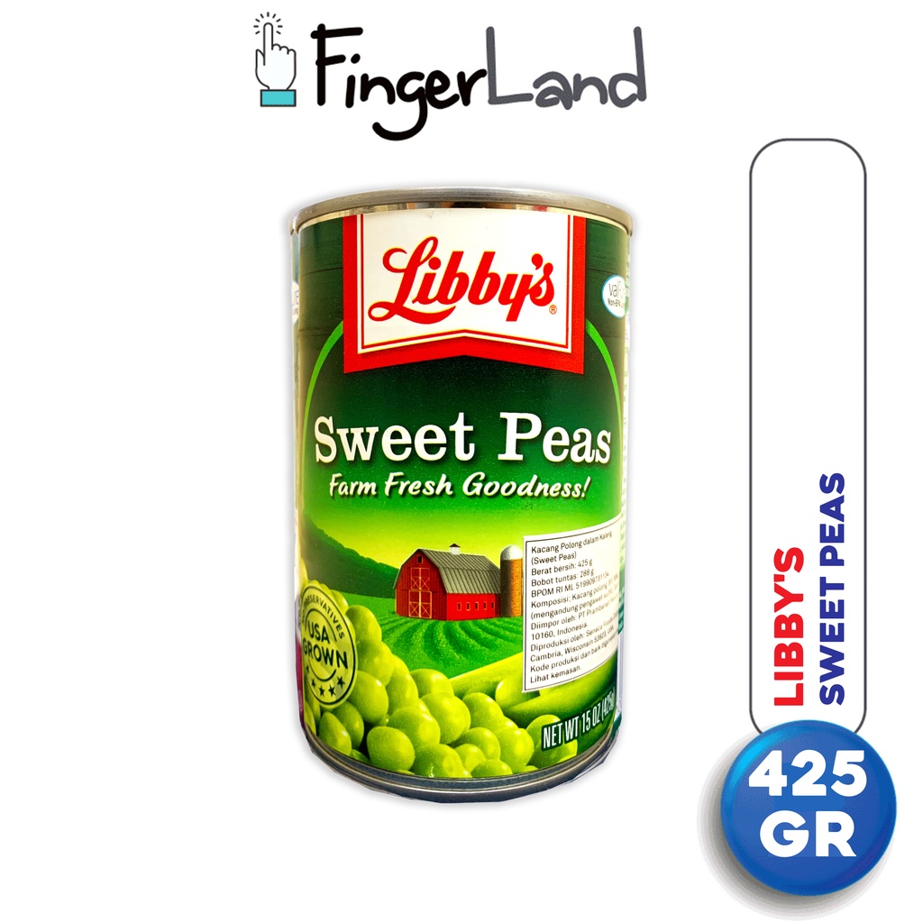 Jual LIBBY'S Sweet Peas-S 425 gram Kacang Polong Kaleng | Shopee Indonesia