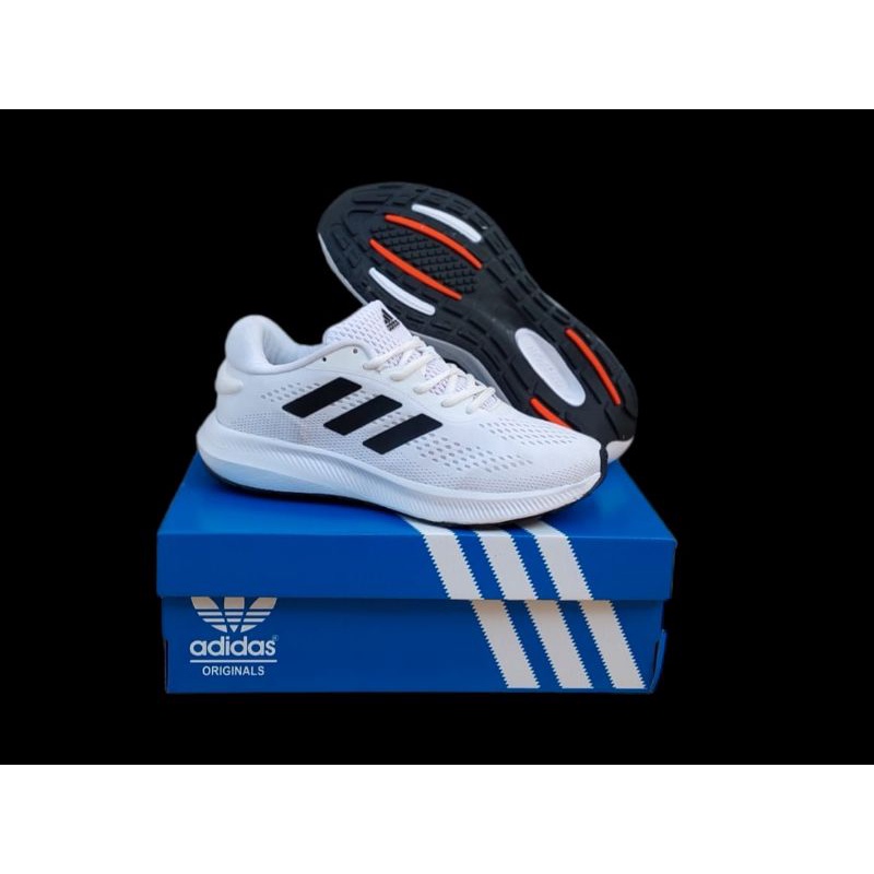 Jual Sepatu Lari Adidas Supernova putih Runing pria full white original ...