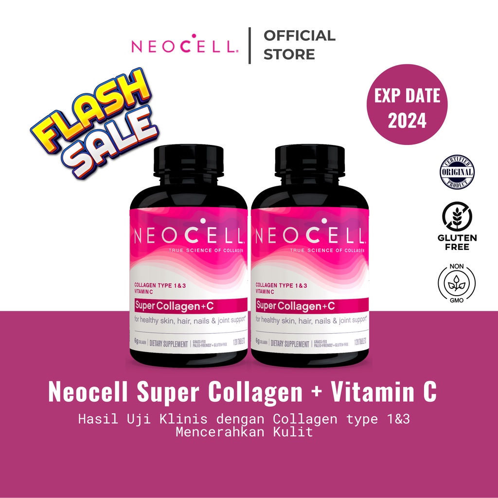Jual Neocell Super Collagen + Vit C 250 2Pcs | Shopee Indonesia