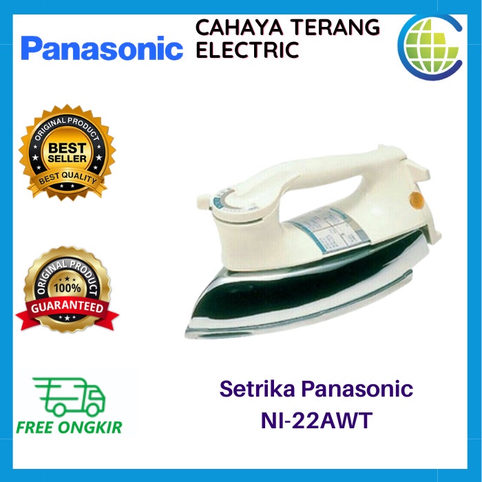 Jual Panasonic Setrika Berat NI 22AWT 22 AWT Anti Lengket Heavy Weight ...