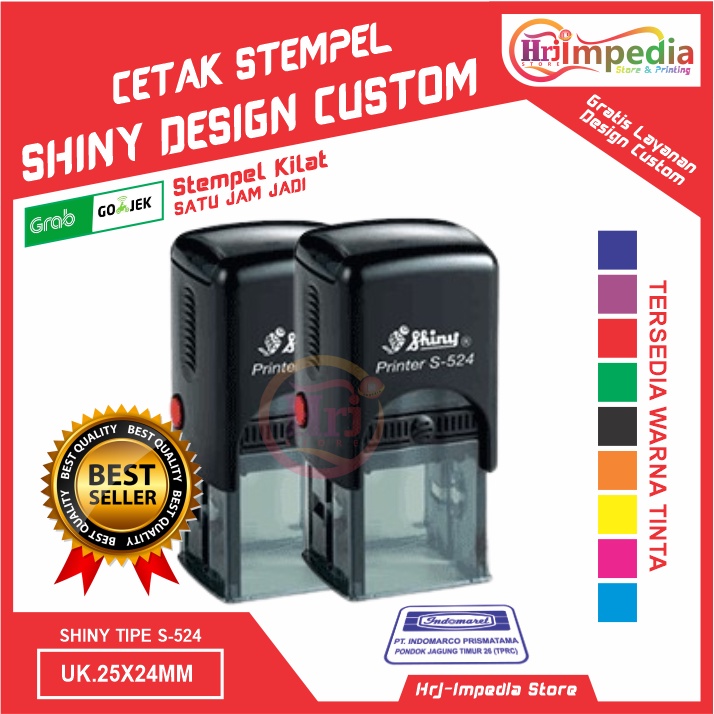 Jual Cetak Stempel Custom Otomatis | Cetak Stempel Warna Otomatis Shiny ...