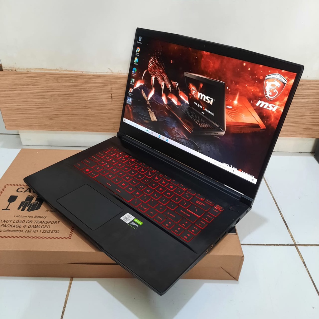 Jual Laptop MSI GF63 Thin 10SCSR Core i5-10200H Ram 8/512Gb BERGARANSI ...