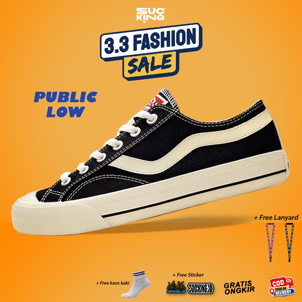 Jual Ventela Public Low Black/Natural 100% ORIGINAL MADE IN INDONESIA / VENTELA MEDAN [COD ...