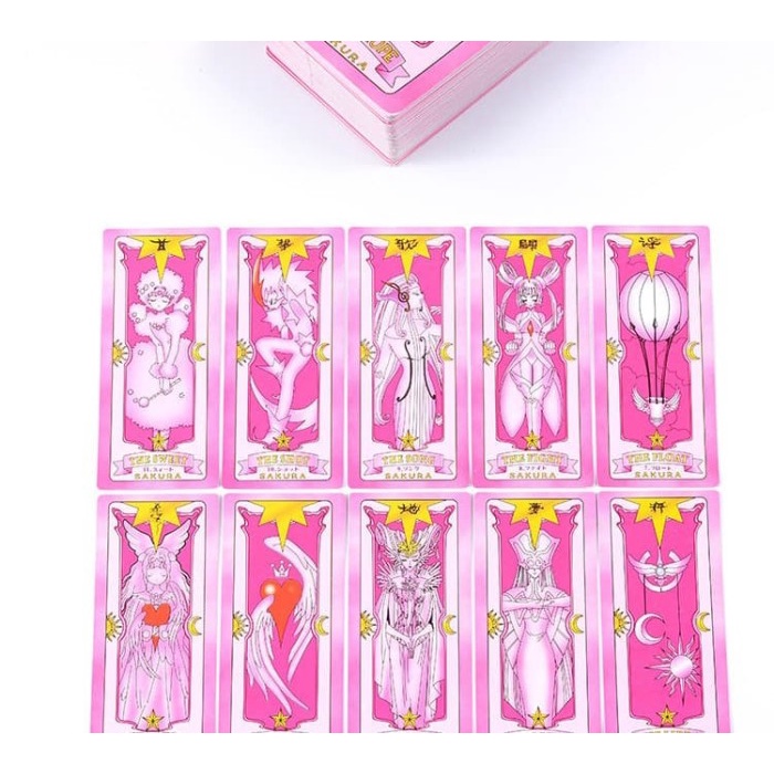 Jual Kartu Card Captor Cardcaptor Sakura Cards - Clow Card Set - Merah ...