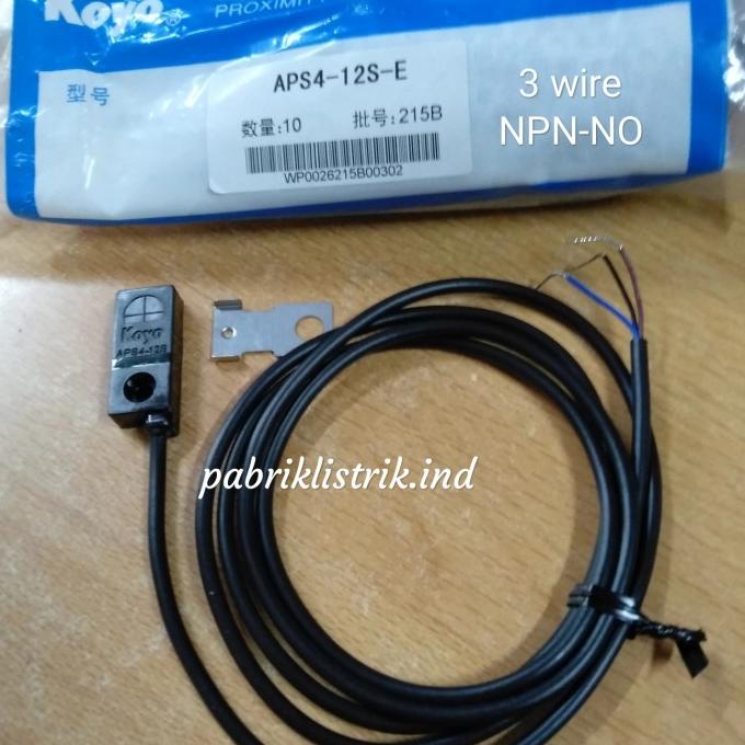 Jual Proximity sensor switch APS4 12S E Koyo original 3 wire DC NPN | Shopee Indonesia